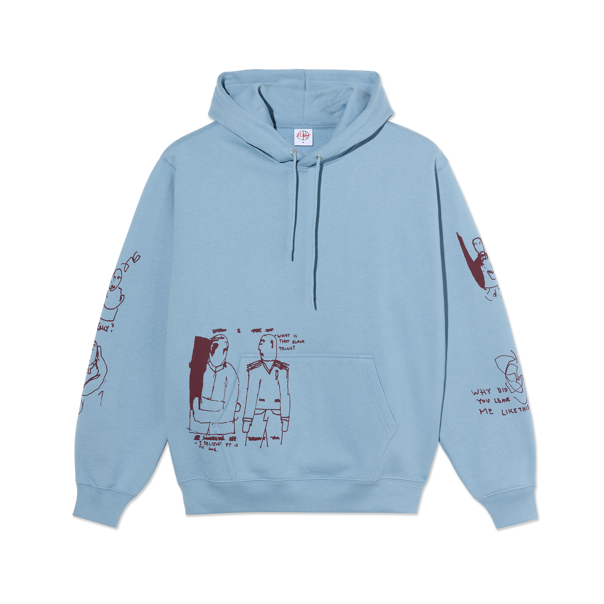 Dave Hoodie | The End - Dove Blue – Polar Skate Co.